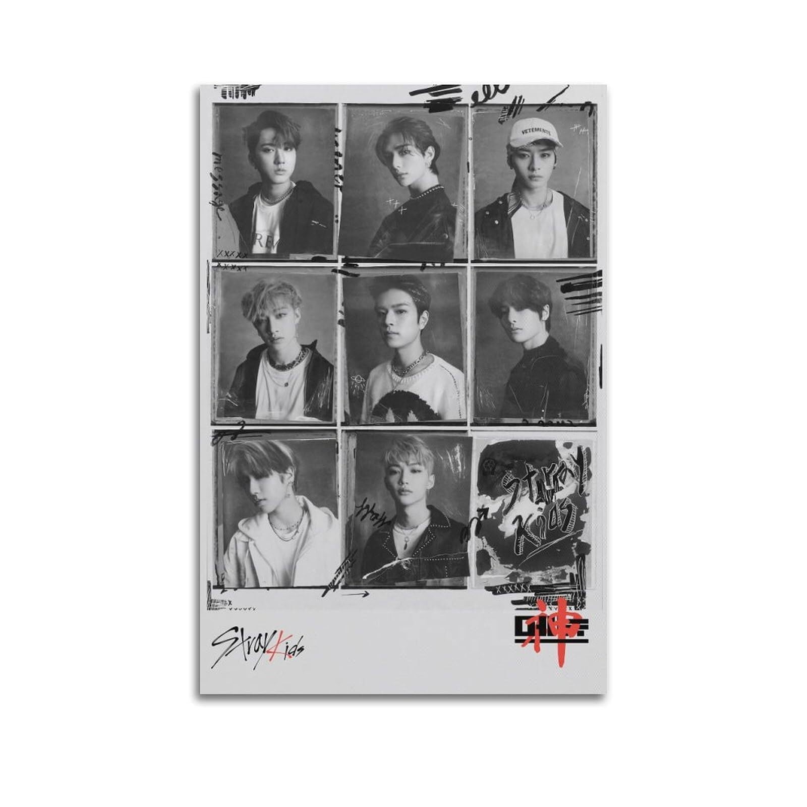 Stray Kids Poster SKZ Poster Kpop Poster (2) Poster Album Cover Posters for Bedroom Wall Art ...