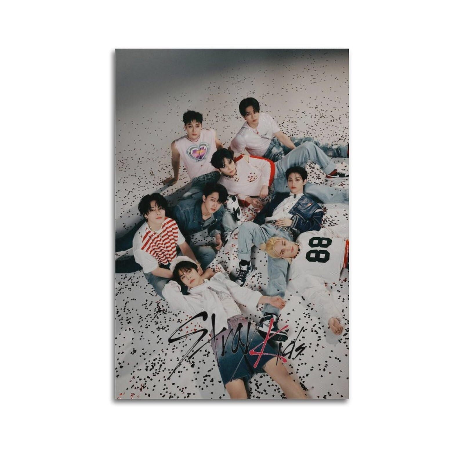 Stray Kids Poster SKZ Poster Kpop Poster Korean Pop Boy Band Canvas Art ...