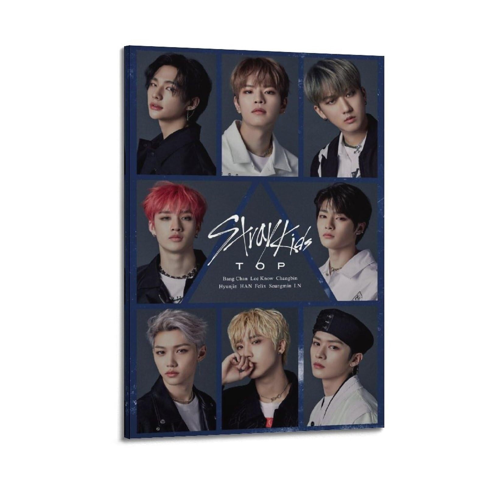 Stray Kids Poster SKZ Poster Kpop Poster Stray Kids All Group Canvas ...