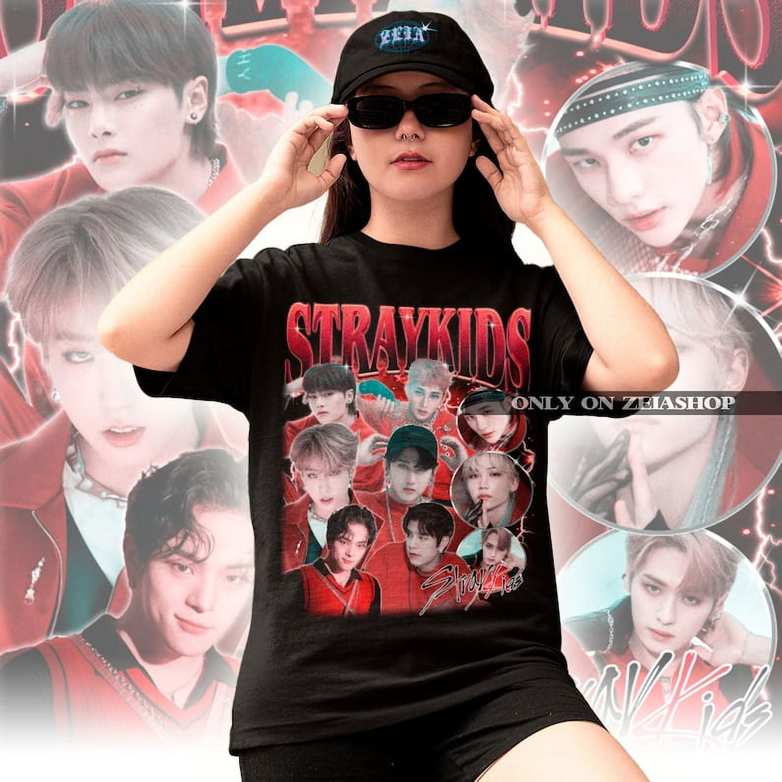Stray Kids Retro Bootleg Tee - Stray kids Hoodie & Sweatshirt - Kpop ...