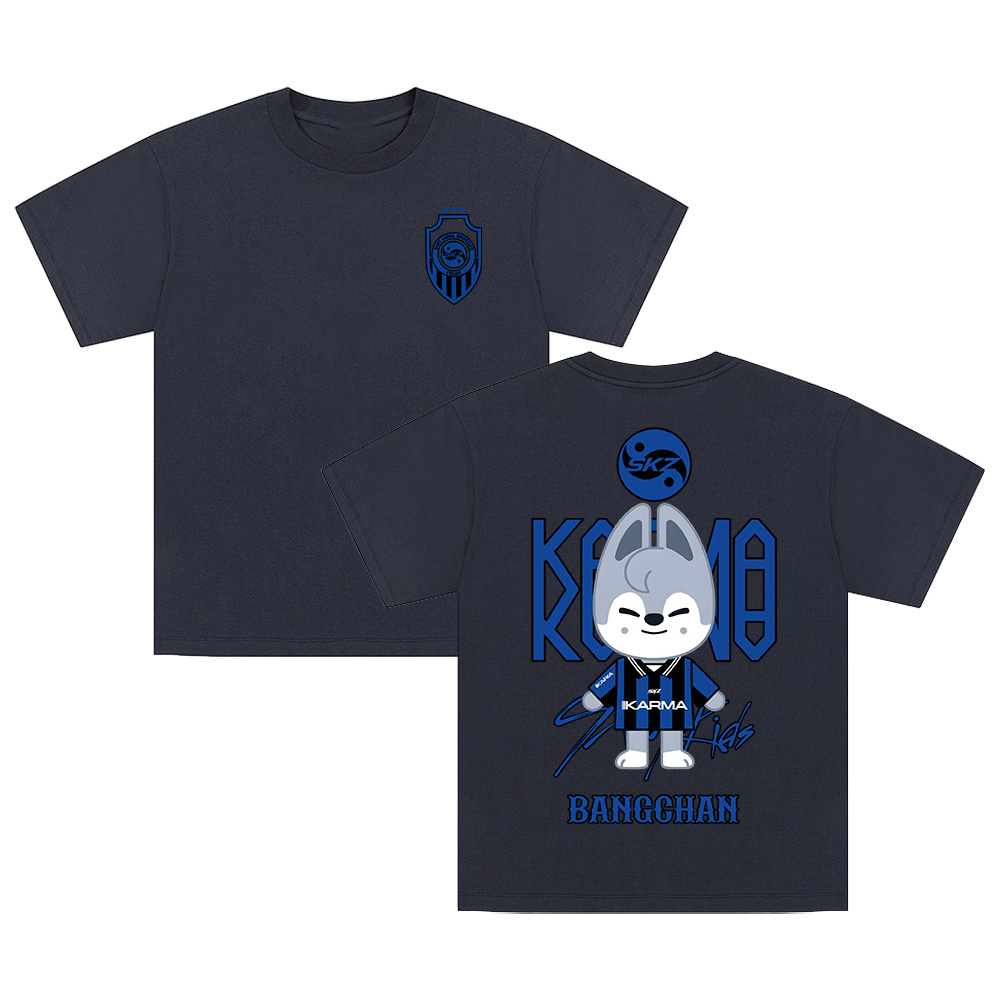 Stray Kids SKZ Karma Bang Chan Merch T-shirt Crewneck Short Sleeve ...