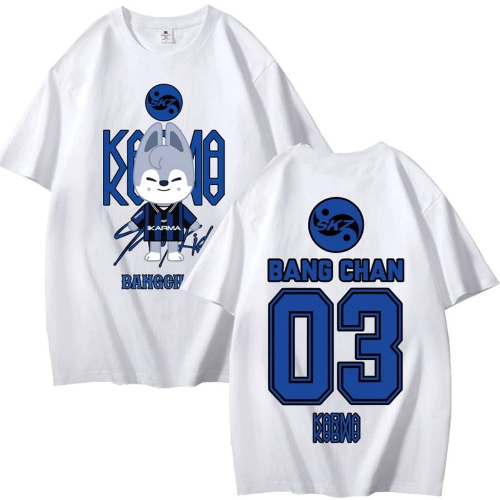 Stray Kids SKZ Karma Merch Cotton T-shirt – Unisex Short Sleeve SKZOO ...
