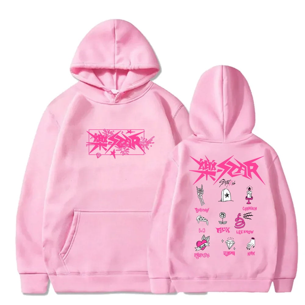 Stray Kids SKZ Tour Hoodies New Star Logo Merch Hooded Unisex Fashion ...