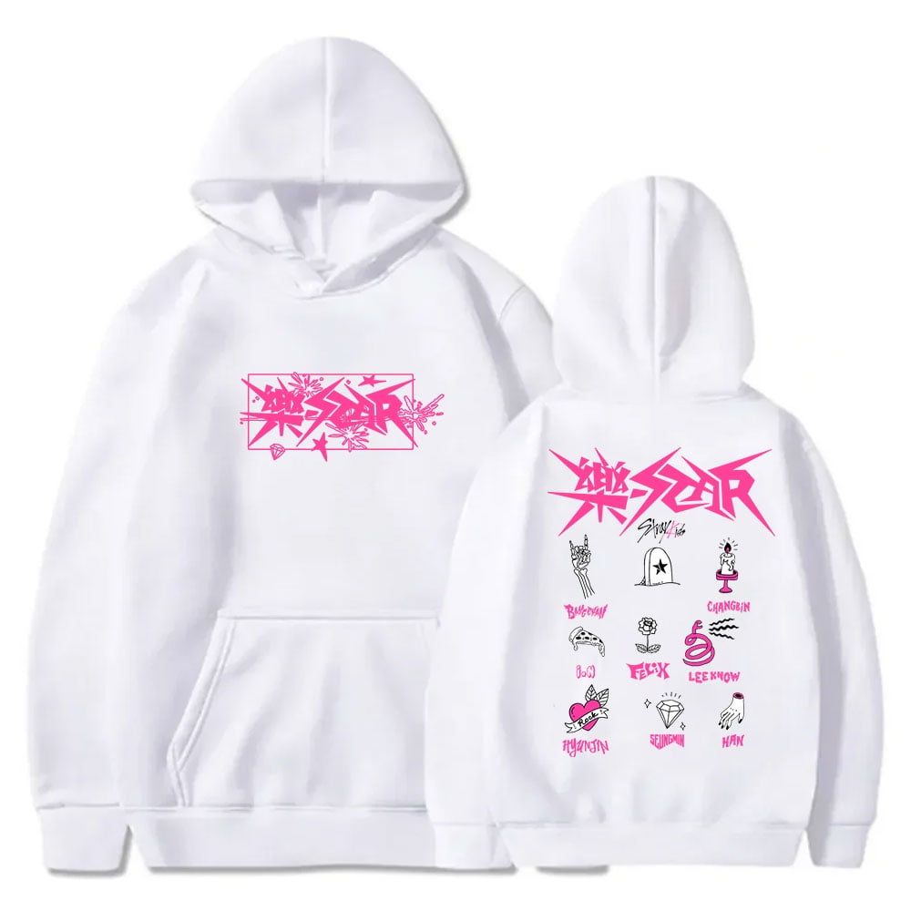 Stray Kids SKZ Tour Hoodies New Star Logo Merch Hooded Unisex Fashion ...