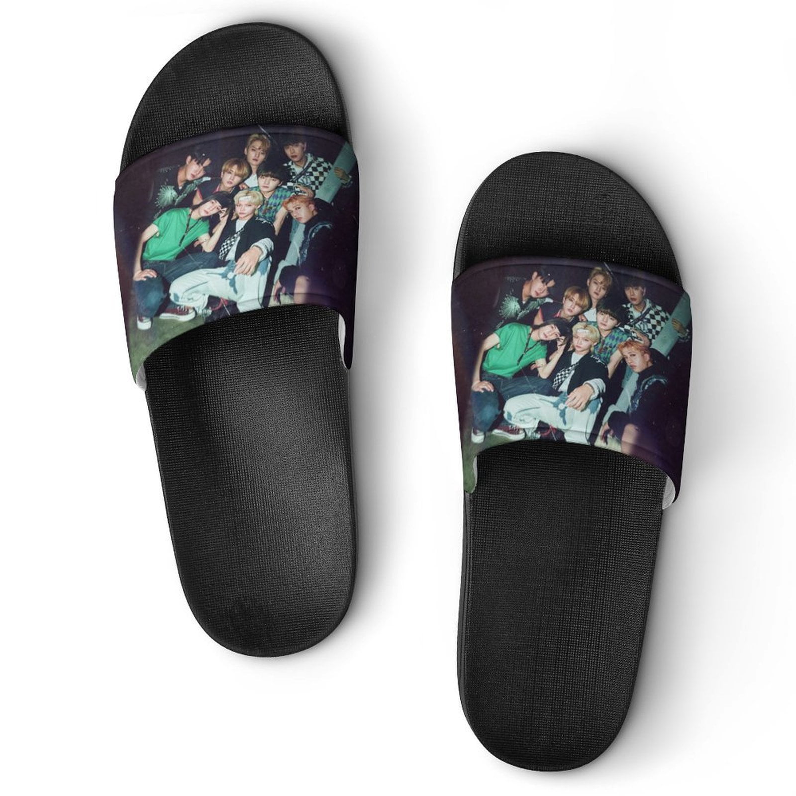 Stray Kids Shower Slippers for Women & Men Non-Slip House Shoes Slide ...