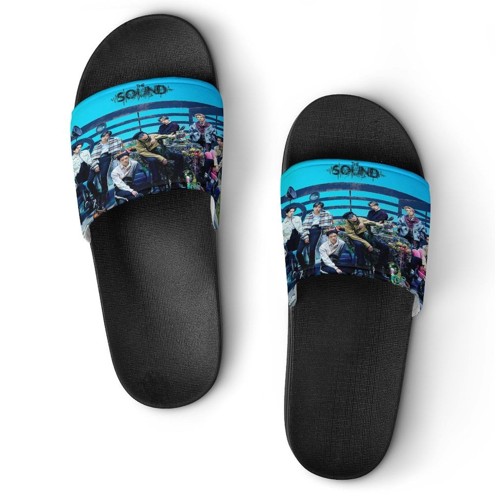 Stray Kids Shower Slippers for Women & Men Non-Slip House Shoes Slide ...