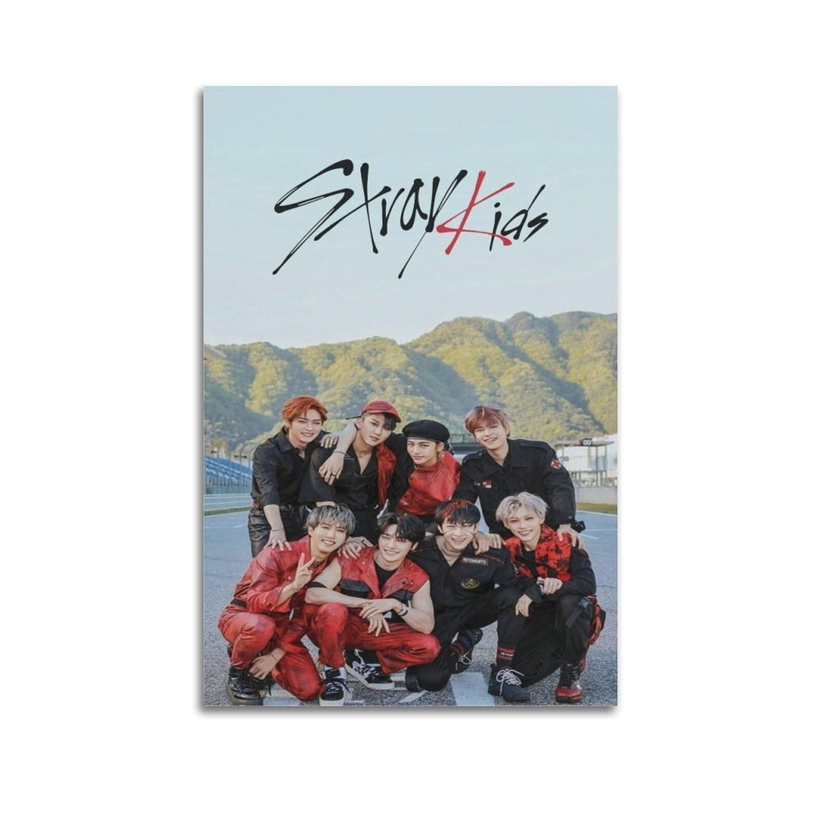 Stray Kids Skz Kpop Poster - All Group Members Album Cover Art Canvas ...