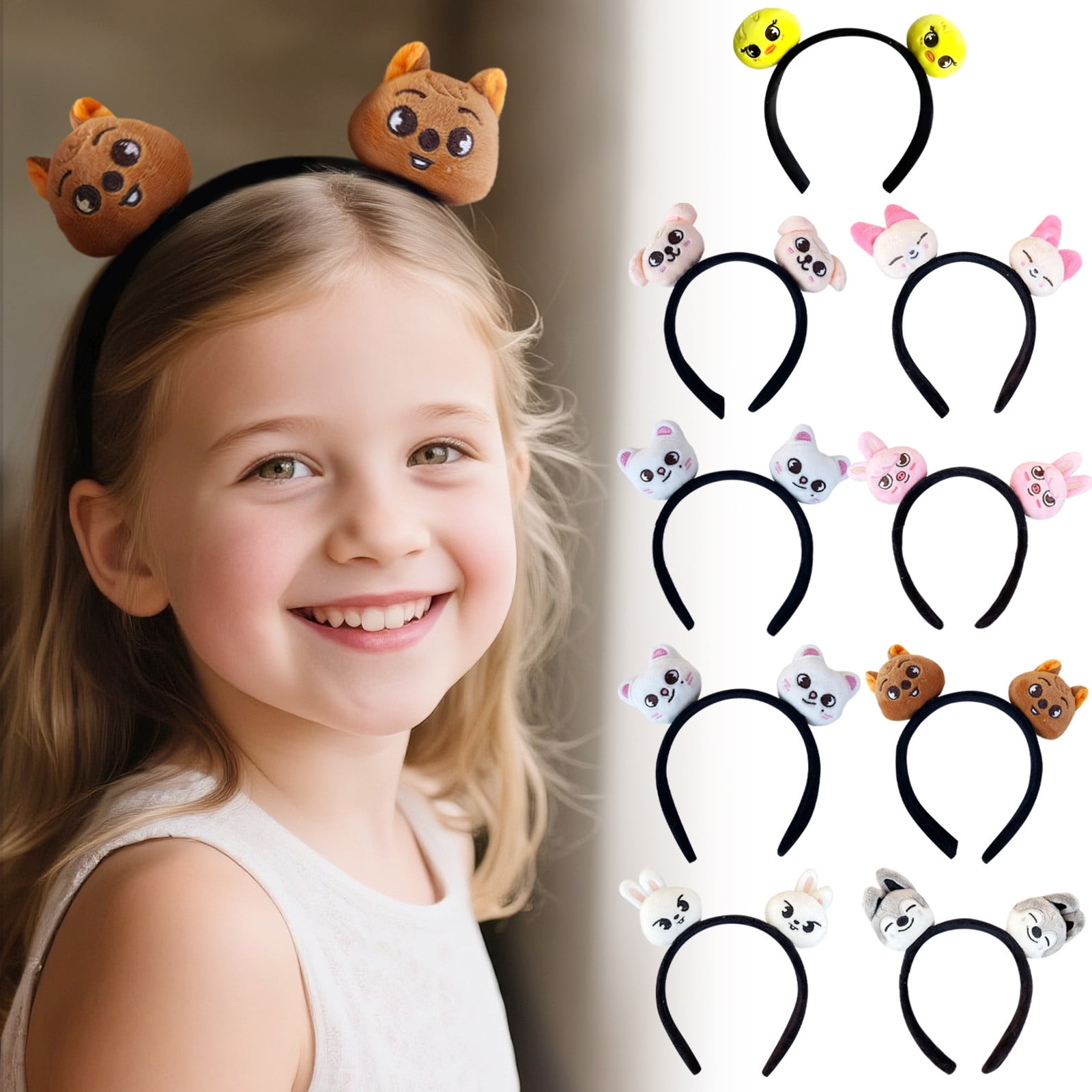 Stray Kids Skzoo Animals Headwear Accessories Large Intestine Hair ...