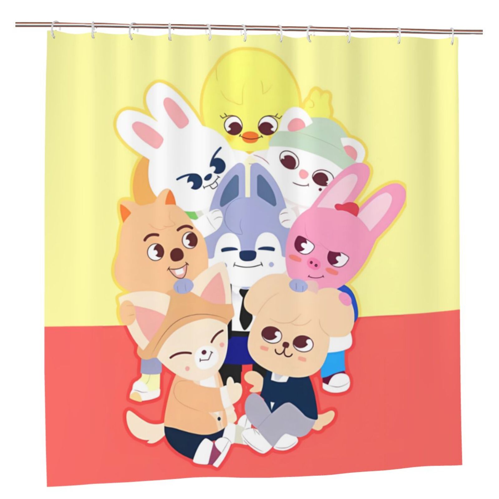 Stray Kids Skzoo Bathroom Shower Curtain,Bath Curtains Durable ...