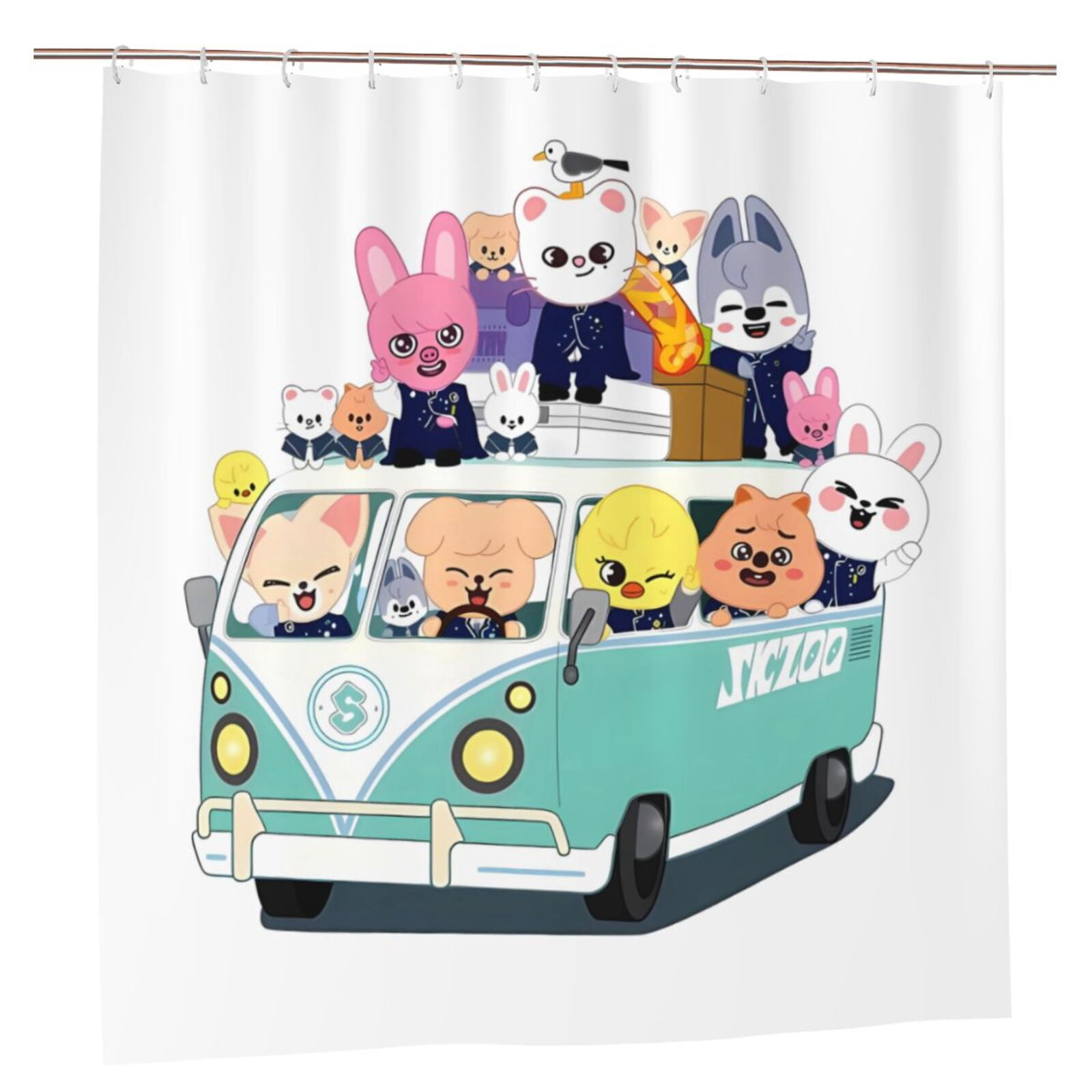 Stray Kids Skzoo Bathroom Shower Curtain,Bath Curtains Durable ...