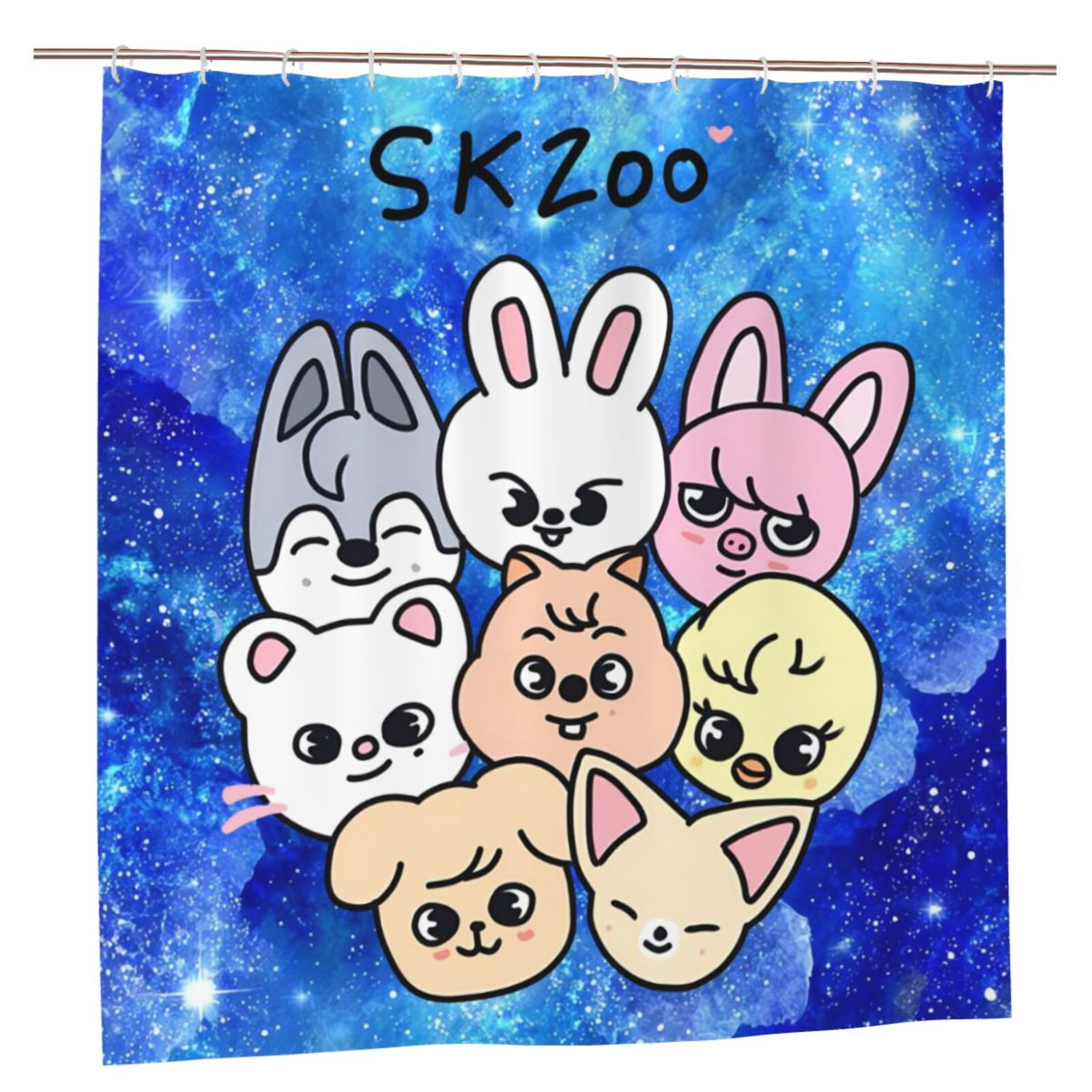 Stray Kids Skzoo Bathroom Shower Curtain,Bath Curtains Durable ...