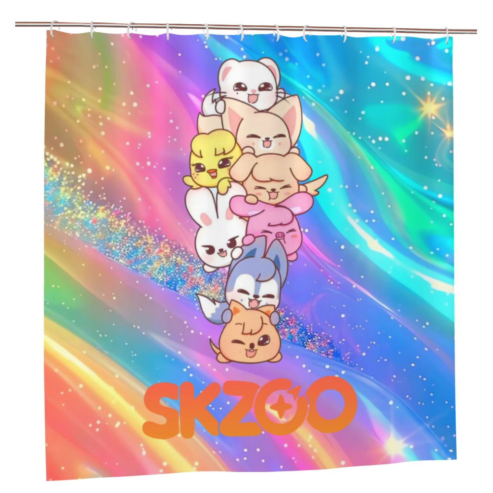 Stray Kids Skzoo Bathroom Shower Curtain,Bath Curtains Durable ...