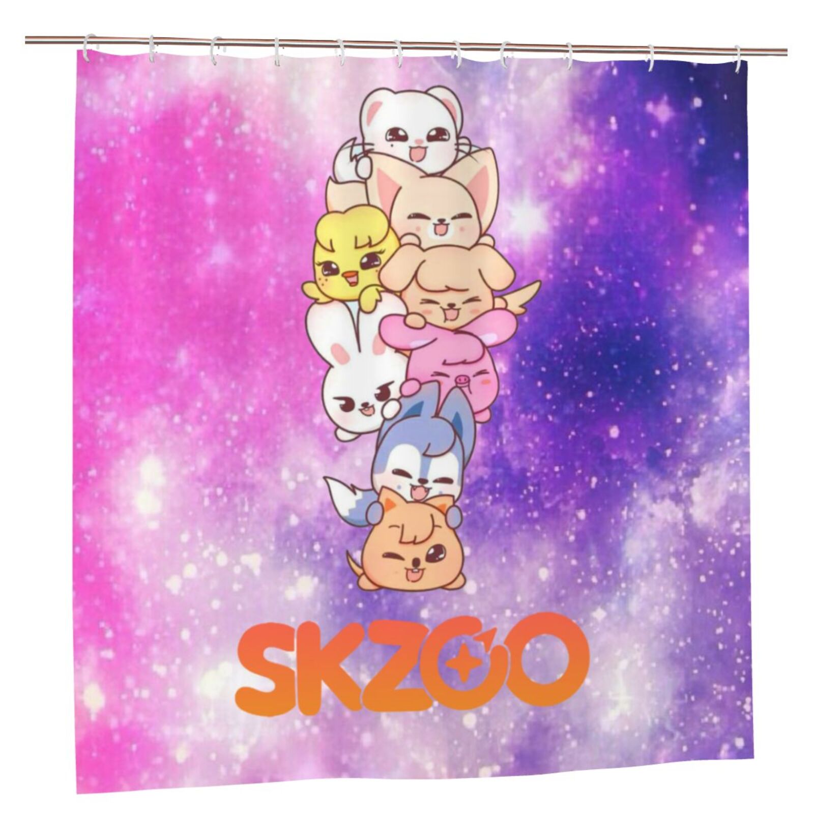 Stray Kids Skzoo Bathroom Shower Curtain,Bath Curtains Durable ...