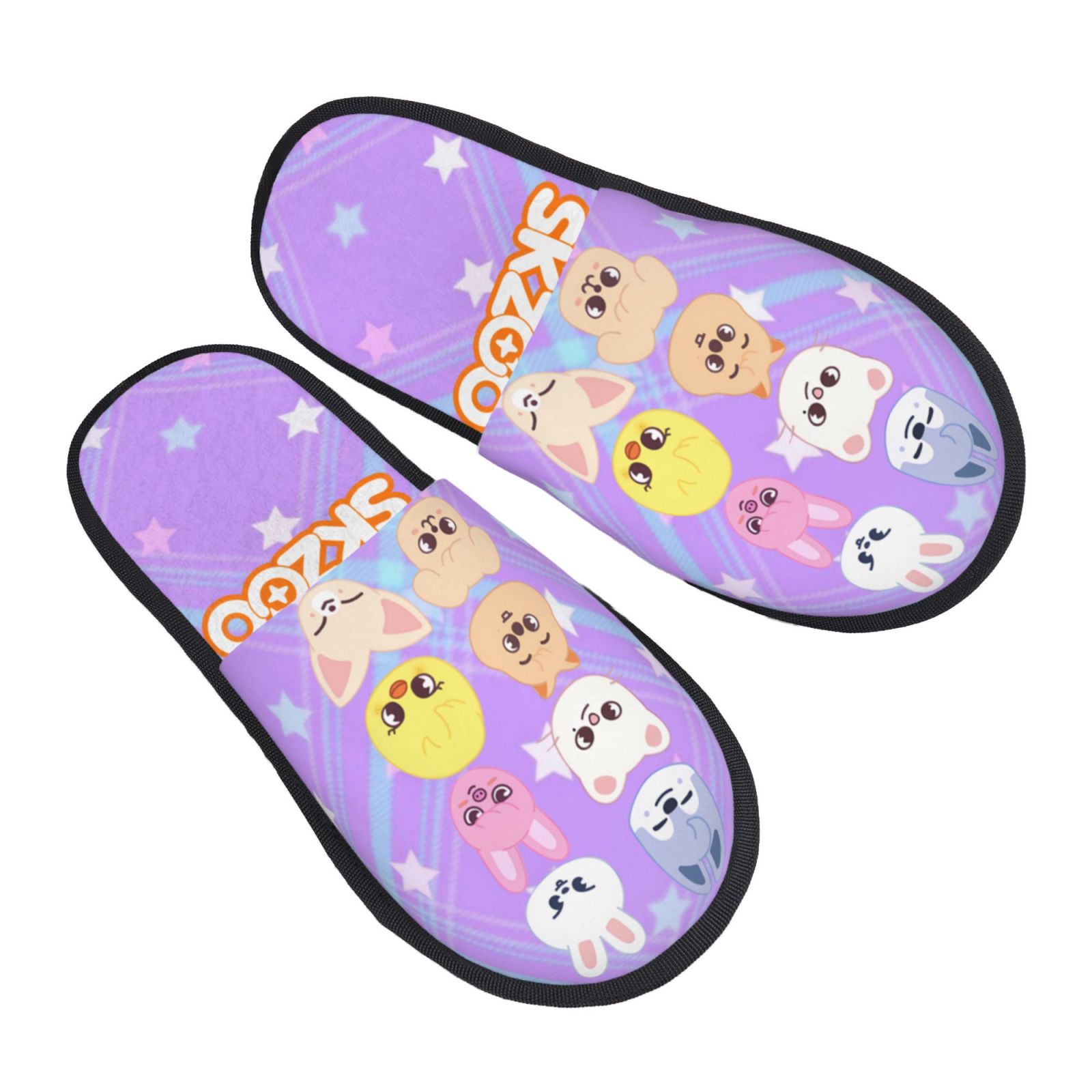 Stray Kids Skzoo Furry Slippers For Men Women Fuzzy House Slippers ...