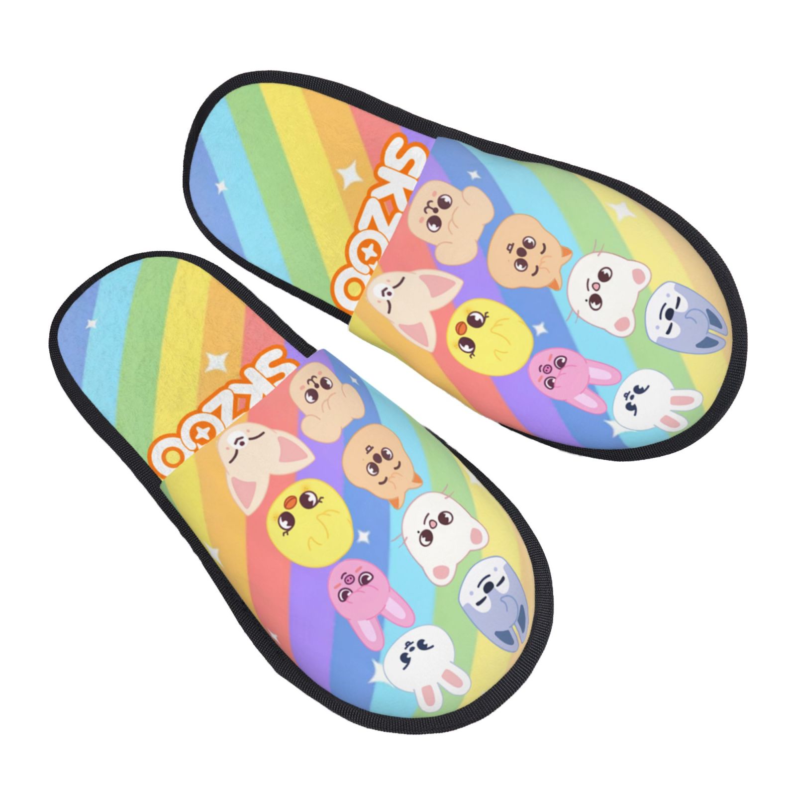 Stray Kids Skzoo Furry Slippers For Men Women Fuzzy House Slippers ...