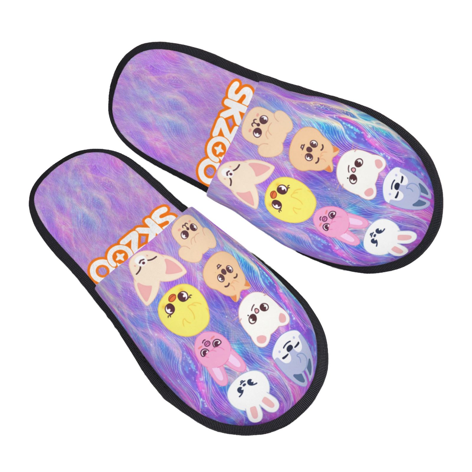 Stray Kids Skzoo Furry Slippers For Men Women Fuzzy House Slippers ...