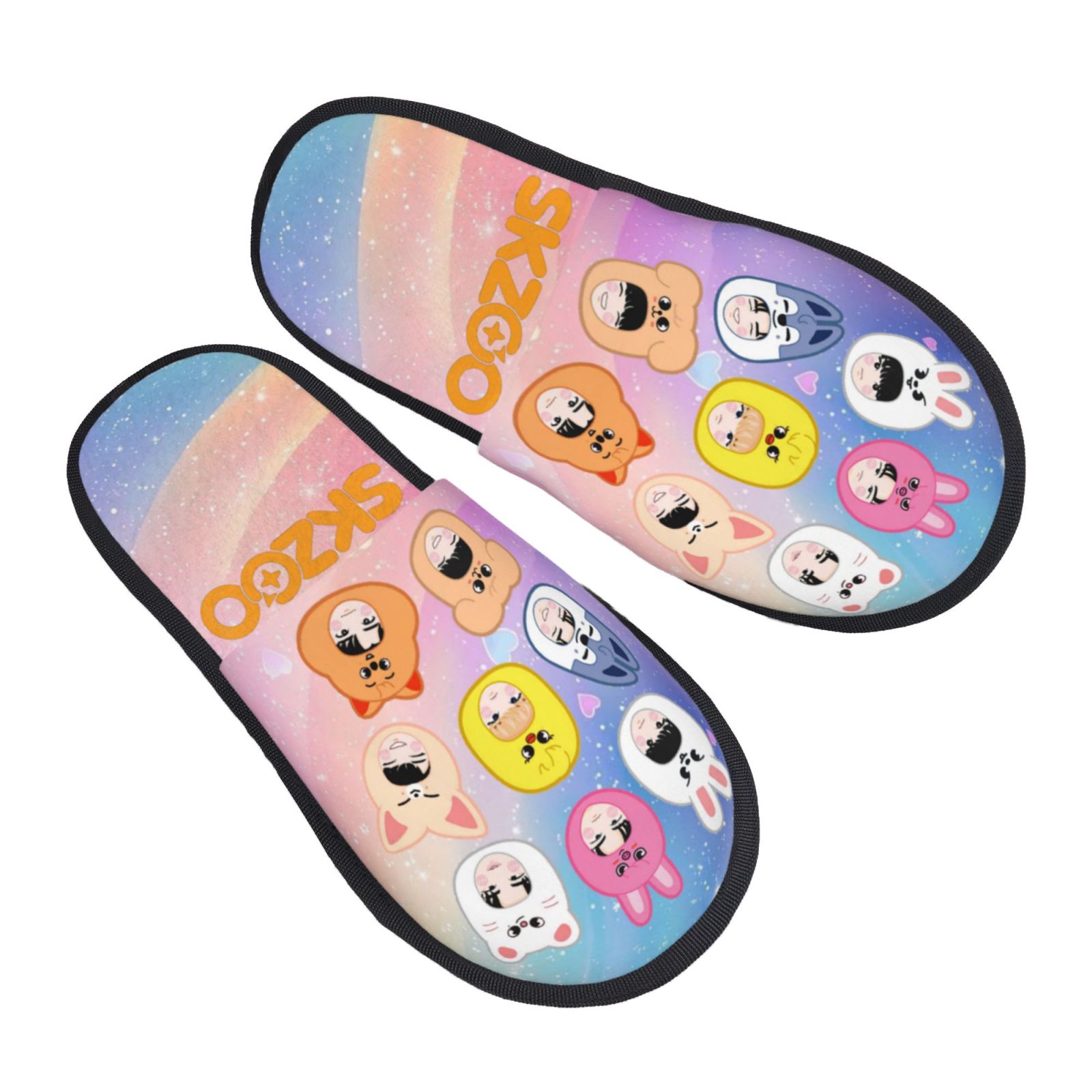 Stray Kids Skzoo Furry Slippers For Men Women Fuzzy House Slippers ...