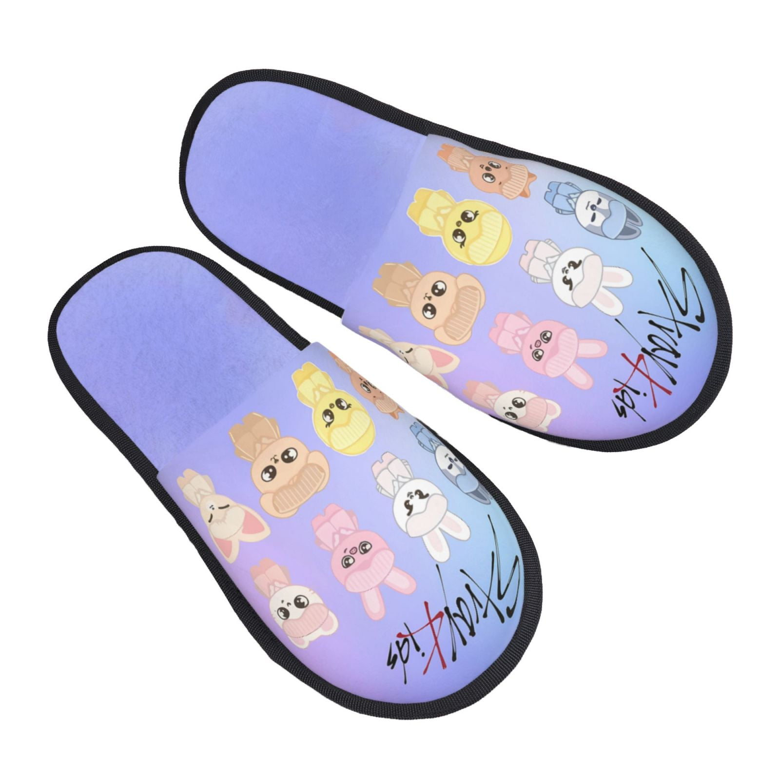 Stray Kids Skzoo Furry Slippers For Men Women Fuzzy House Slippers ...