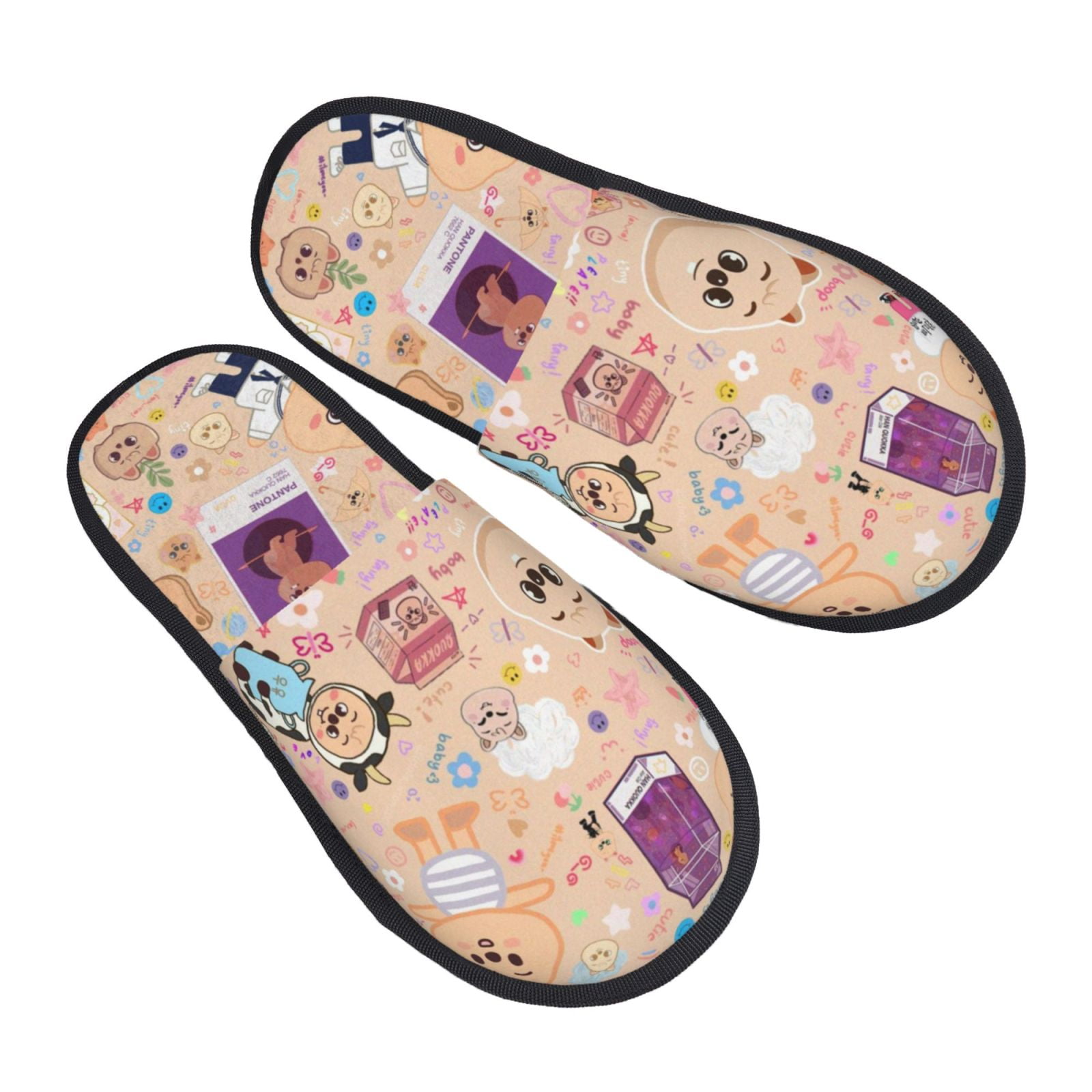 Stray Kids Skzoo Furry Slippers For Men Women Fuzzy House Slippers ...