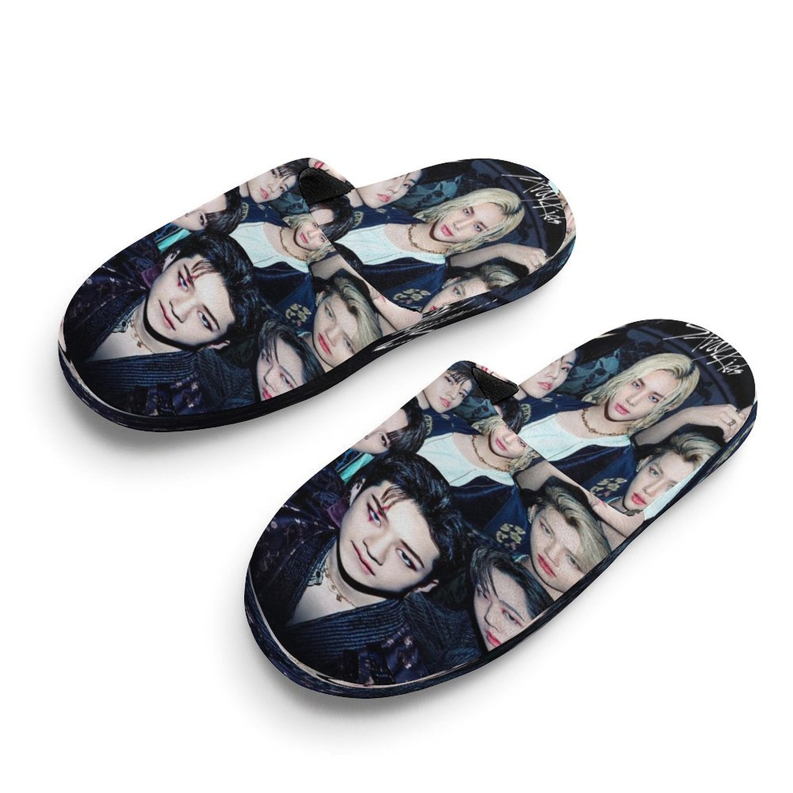 Stray Kids Slippers for Kid Soft Slippers Slip-On Print Outdoor Home ...