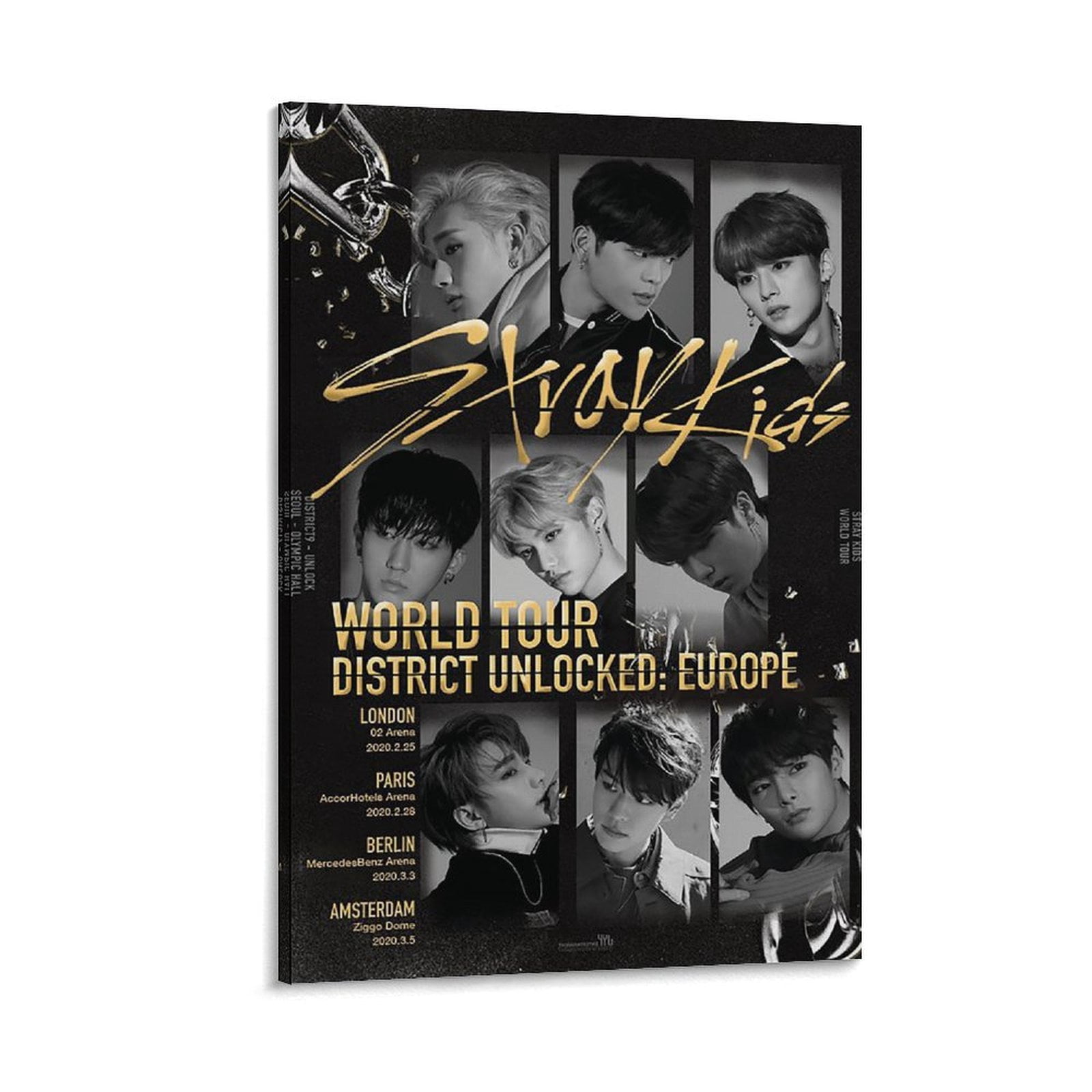 Stray Kids South Korean Boy Singing Group Portrait (3) Room Aesthetic ...