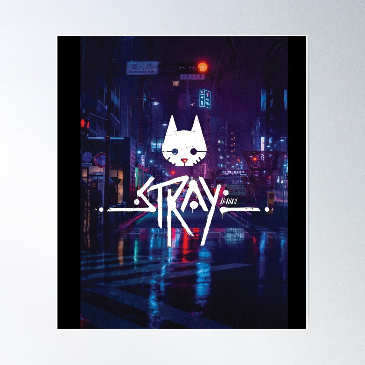 Stray Logo Essential Poster Wall Art, Modern Wall Decor For Living Room ...