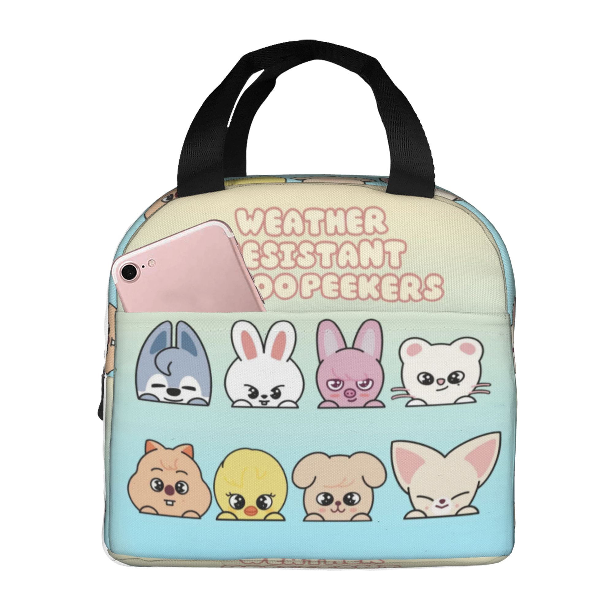 Stray Skzoo Lunch Bag Tote Bag Insulated Lunch Box Picnic Beach Fishing ...