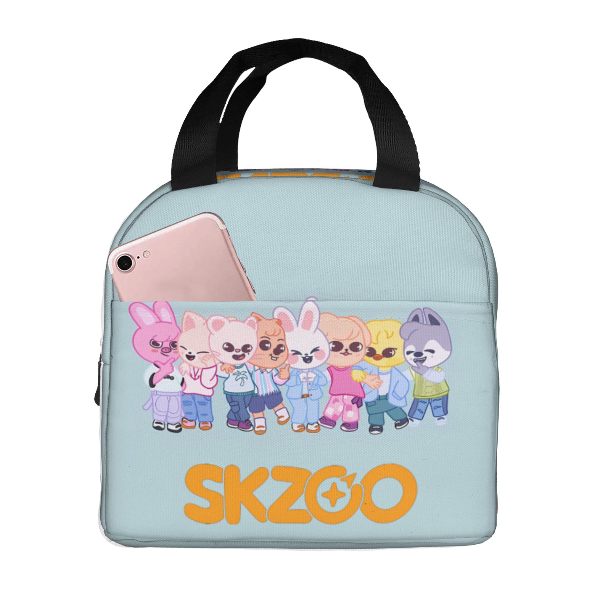 Stray Skzoo Lunch Bag Tote Bag Insulated Lunch Box Picnic Beach Fishing ...