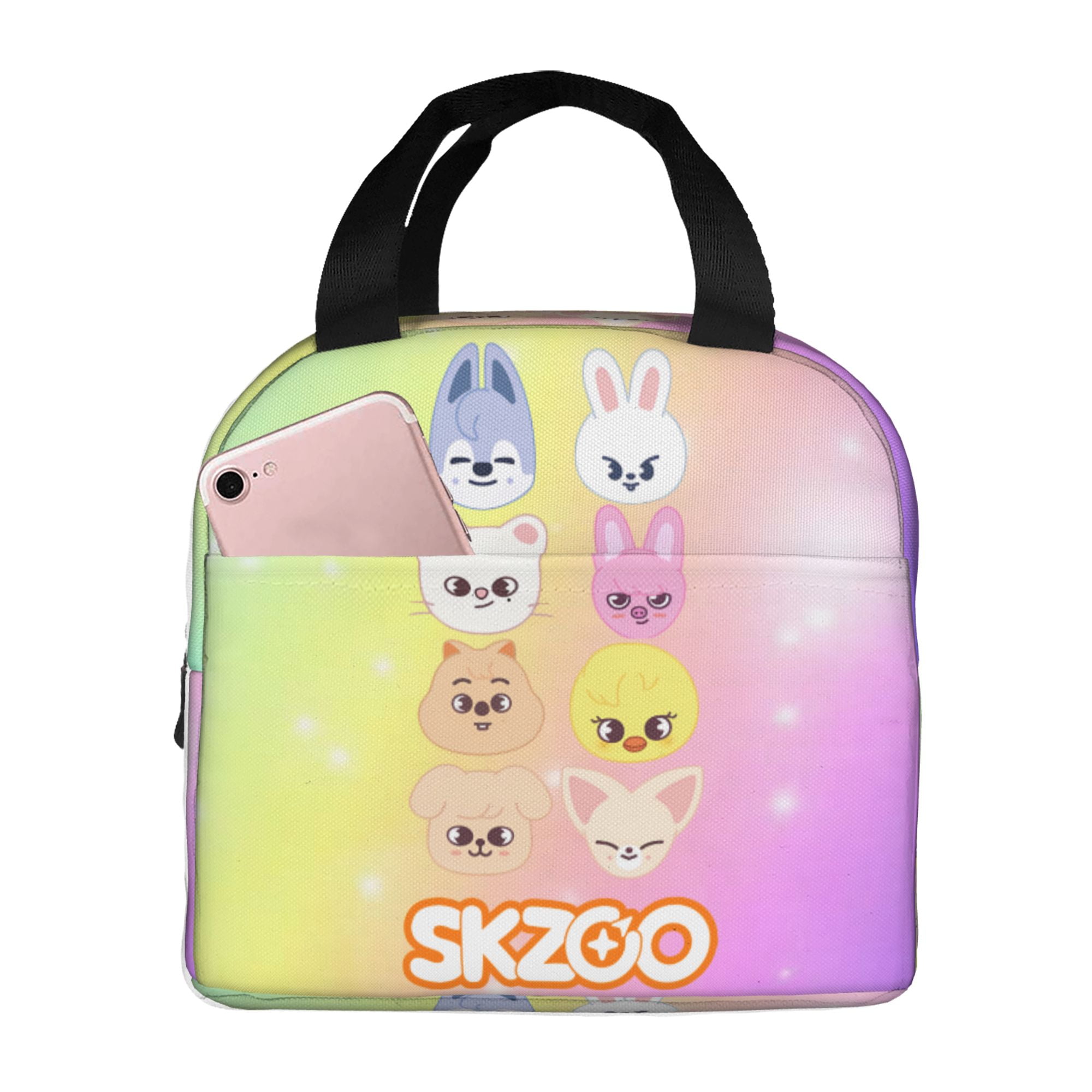 Stray Skzoo Lunch Bag Tote Bag Insulated Lunch Box Picnic Beach Fishing ...