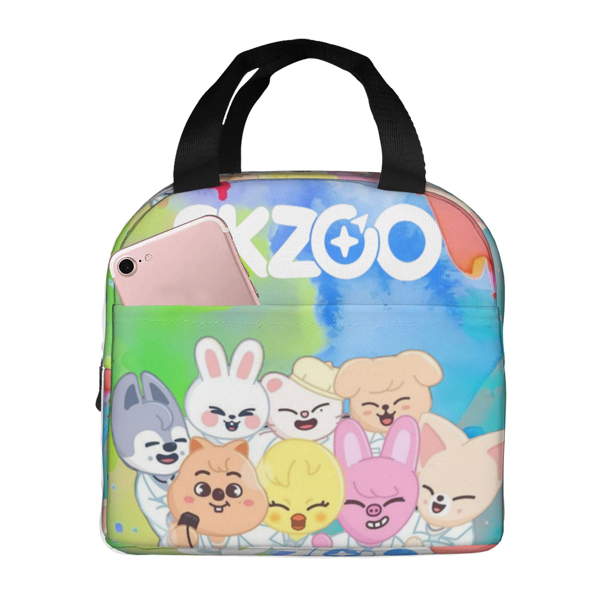 Stray Skzoo Lunch Bag Tote Bag Insulated Lunch Box Picnic Beach Fishing ...