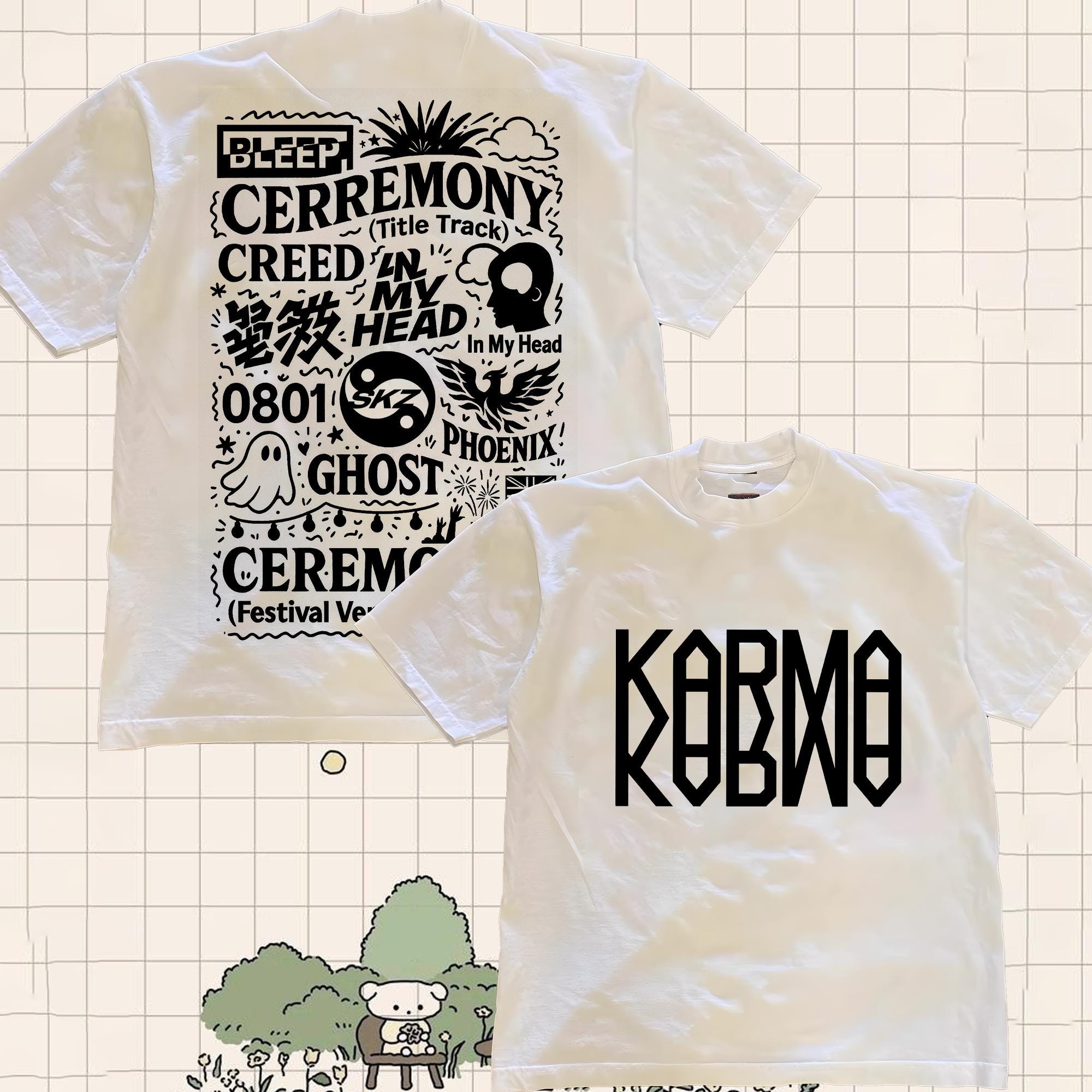 Stray kids Karma Track List Shirt, Stray Kids Karma Shirt, Stray Kids ...