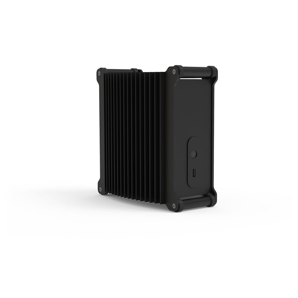 Streacom ST-DB1B DB1 Fanless Chassis ITX Black, Extruded Aluminum ...