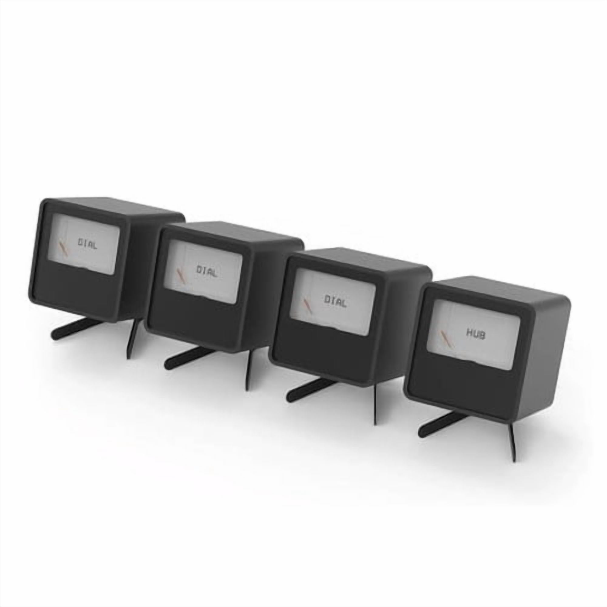 Streacom ST-VU1BSR4 VU1 Dynamic Analogue Dials - Black - All aluminum ...