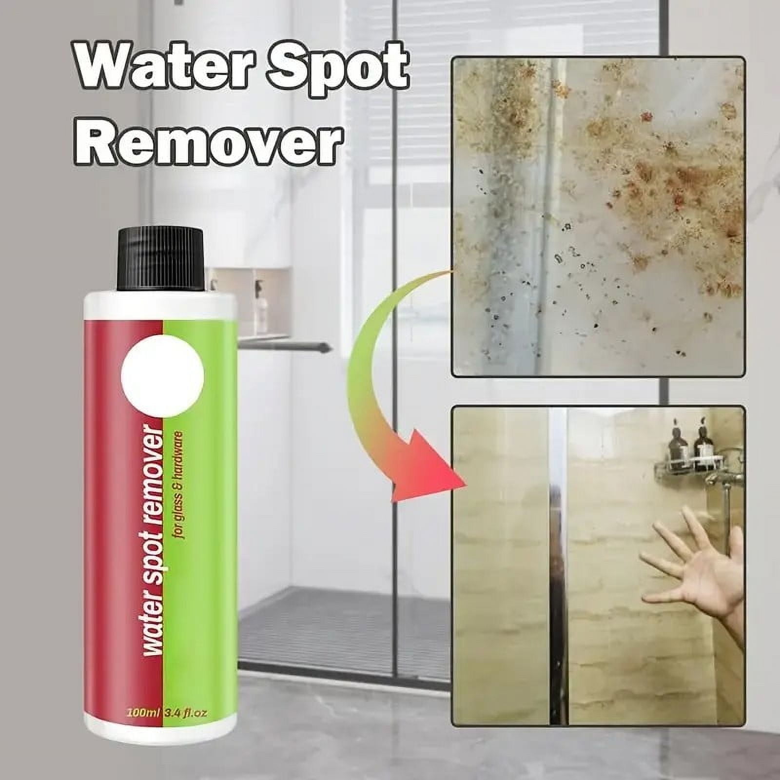 Streak-Free Glass & Surface Cleaner Foam - Removes Hard Water Stains ...