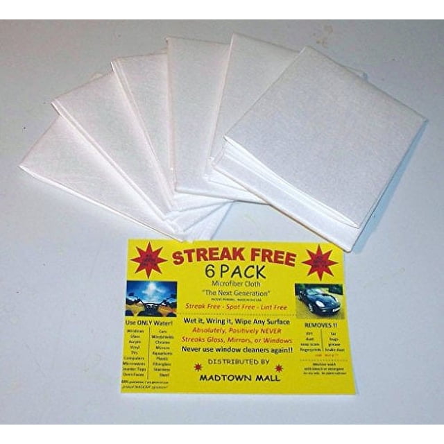 Microfiber Cloth 6 Pack | Cloths for hardware stores - Walmart Business ...