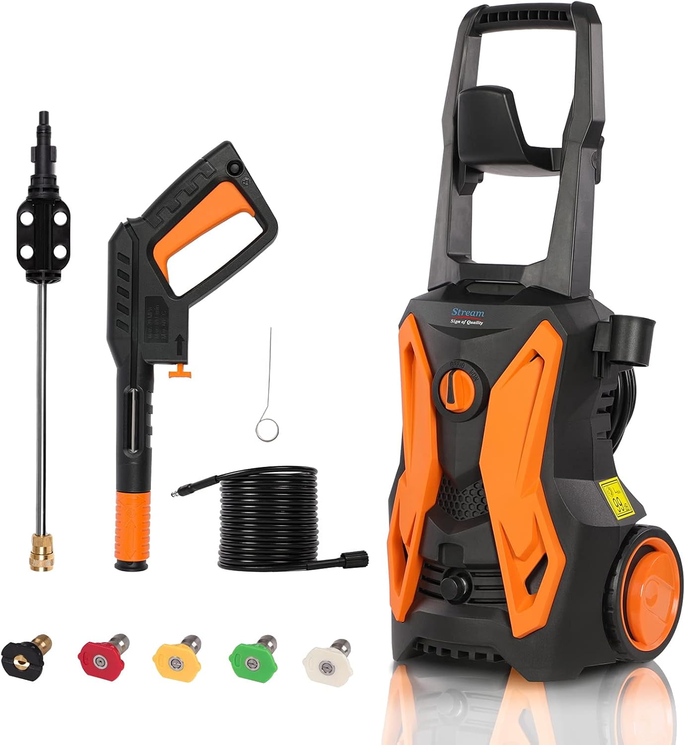 Stream 4000 PSI Electric Pressure Washer, 2.8 GPM Power Washer, High ...