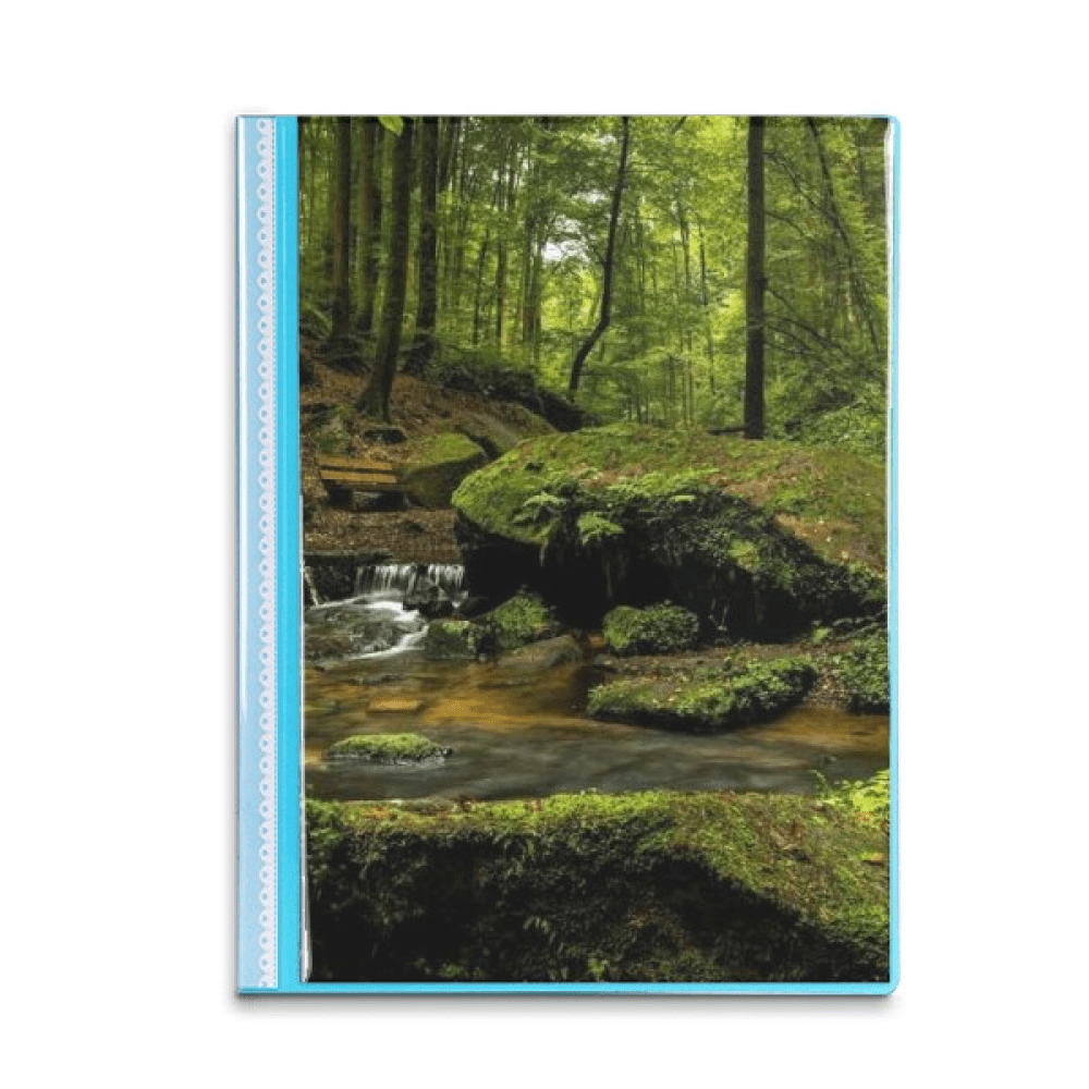 Stream Green Forestry Science Nature Scenery Book Sheet Protectors ...