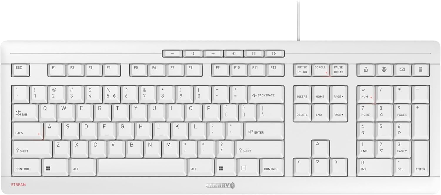 Stream Keyboard - Wired USB Keyboard - SX Scissors Mechanism - GS ...