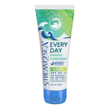 Stream2Sea All Natural Tinted Sunscreen for Face and Body with SPF 20, 3 fl oz - Walmart.com
