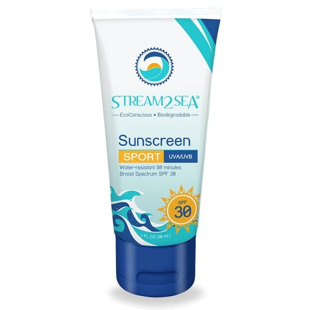 Stream2Sea Face & Body SPF 30 Facial Sunscreen 3oz - Walmart.com