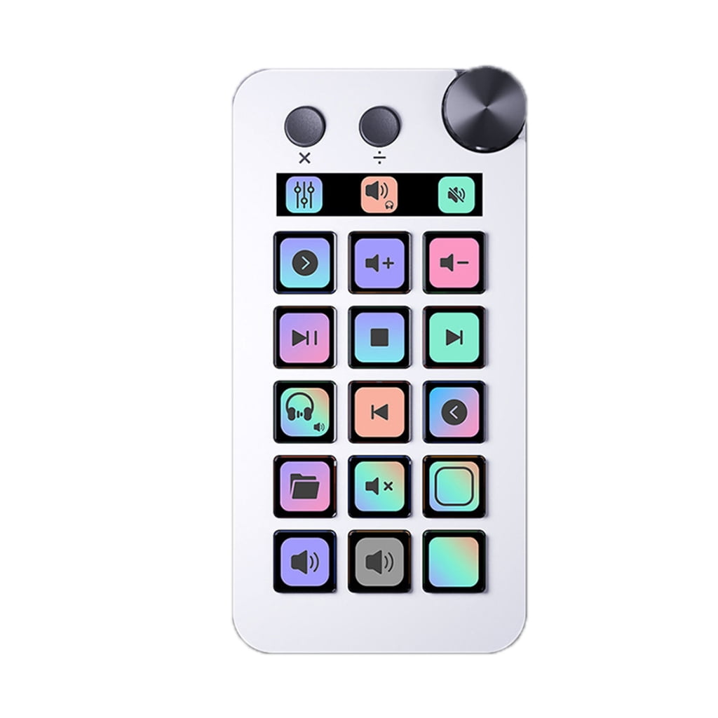 StreamDeck Mini Visual Keyboards 15 Key and 2 Rotary Controls for ...