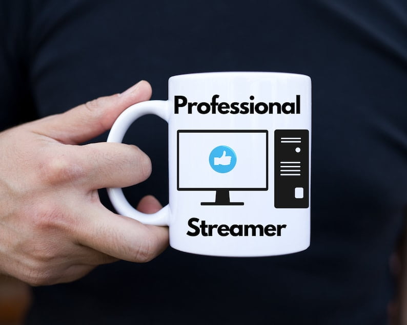 Streamer Creator Mug - Perfect for influencers and gamers, media-ready ...