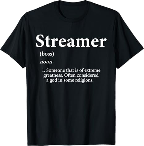Streamer Shirt - Video Game Streamer Gift - Esports Gamer - Walmart.com