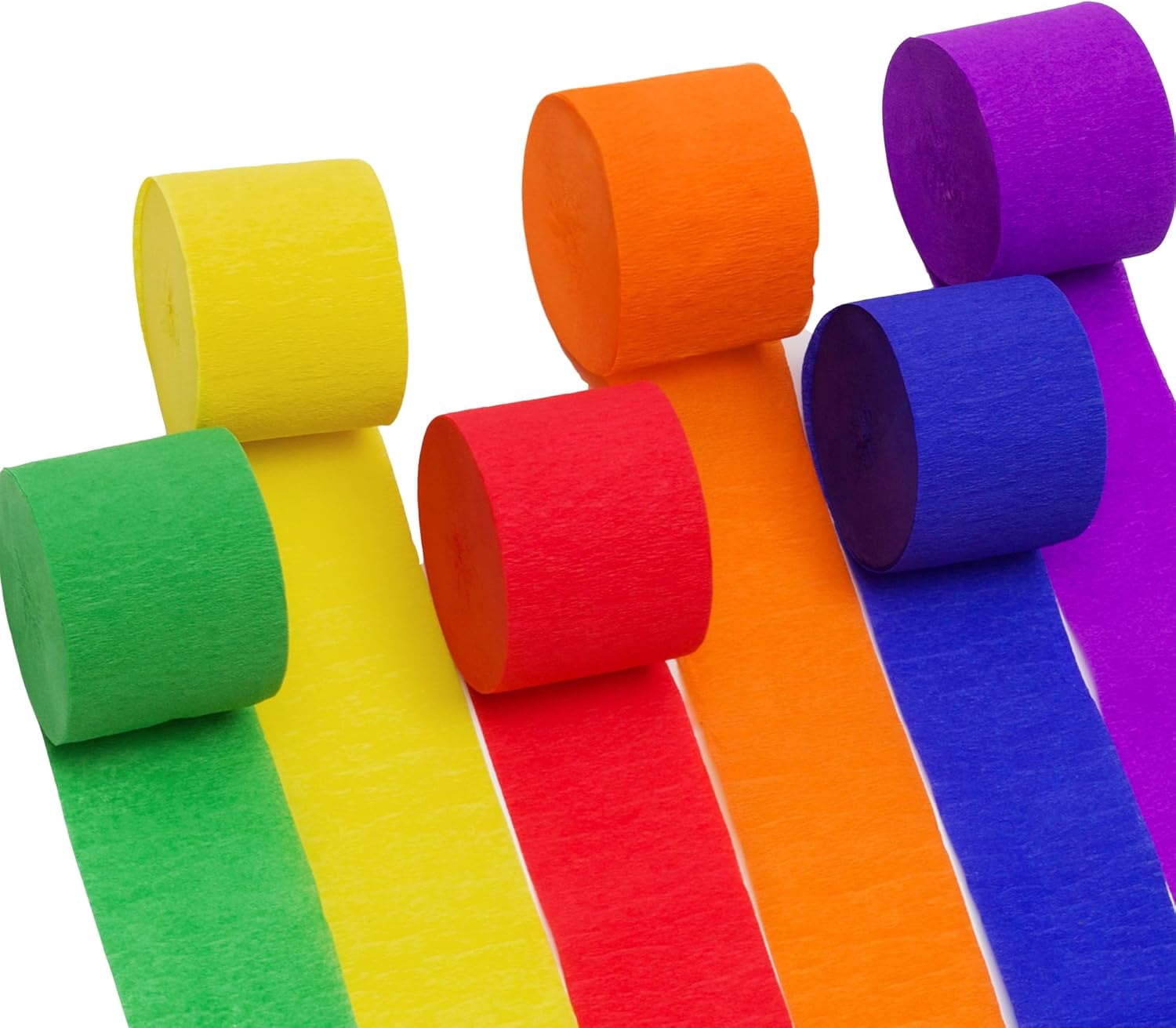 Streamers Party Decorations,Crepe Paper,Rainbow Streamers,Paper Party ...