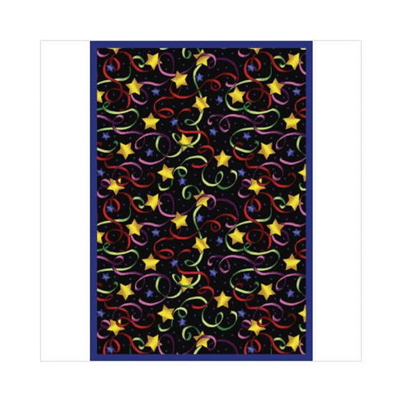 Streamers and Stars 7 ft.8 in. x 10 ft.9 in. WearOn Nylon Machine ...