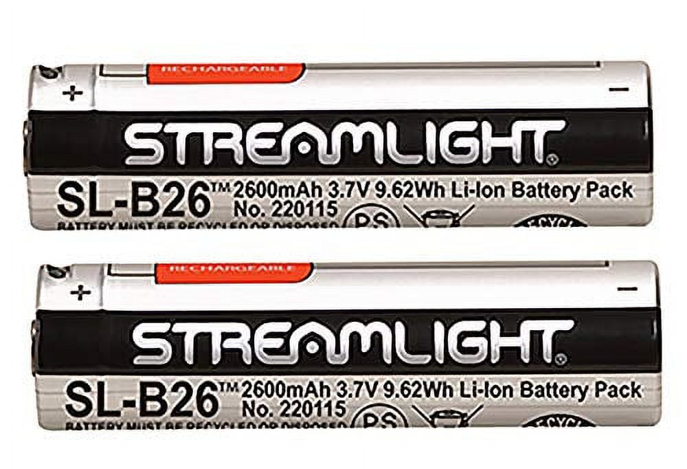 Streamlight 22104 SL-B26 USB Rechargable Lithium Ion Battery 3.7V ...