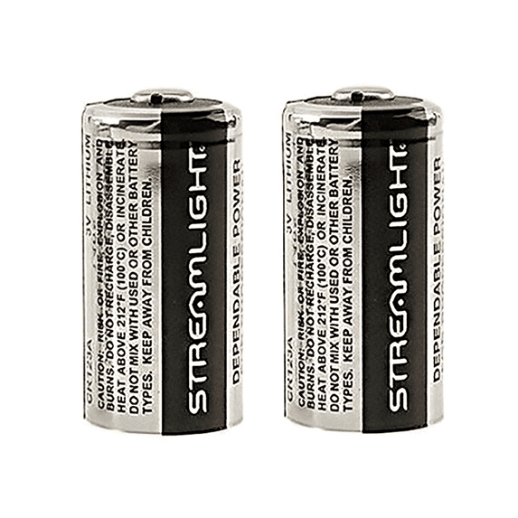 Streamlight High Quality CR123A 3V Lithium Batteries, 2 pack for ...