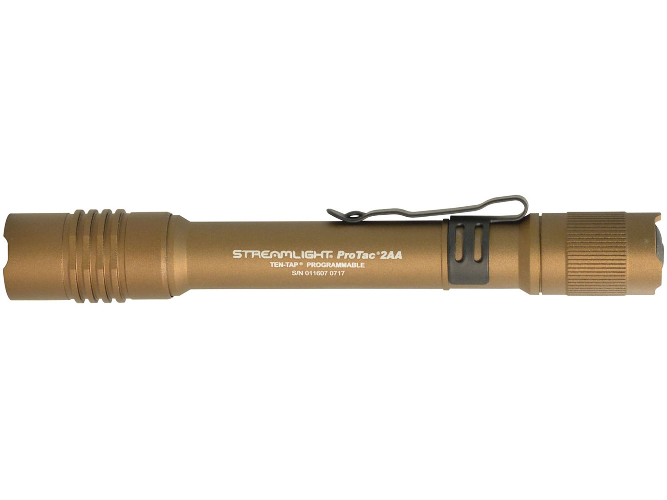 Streamlight ProTac 2AA 250 Lumen LED Flashlight w/ Sheath, Coyote Tan ...