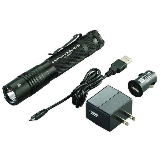 Streamlight ProTac HL USB 850 Lumen LED Handheld Flashlight, Black ...