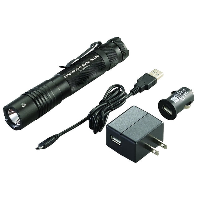 Streamlight ProTac HL USB 850 Lumen LED Handheld Flashlight, Black ...